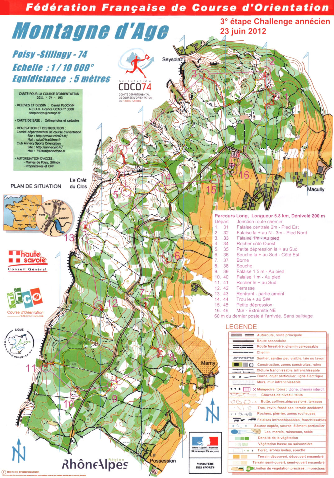 Courses d'Orientation - Vallée de Ceillac